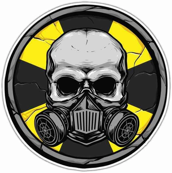 Gas Mask Sketch Biohazard Poison Toxic Car Stickerphone Decal Water ...