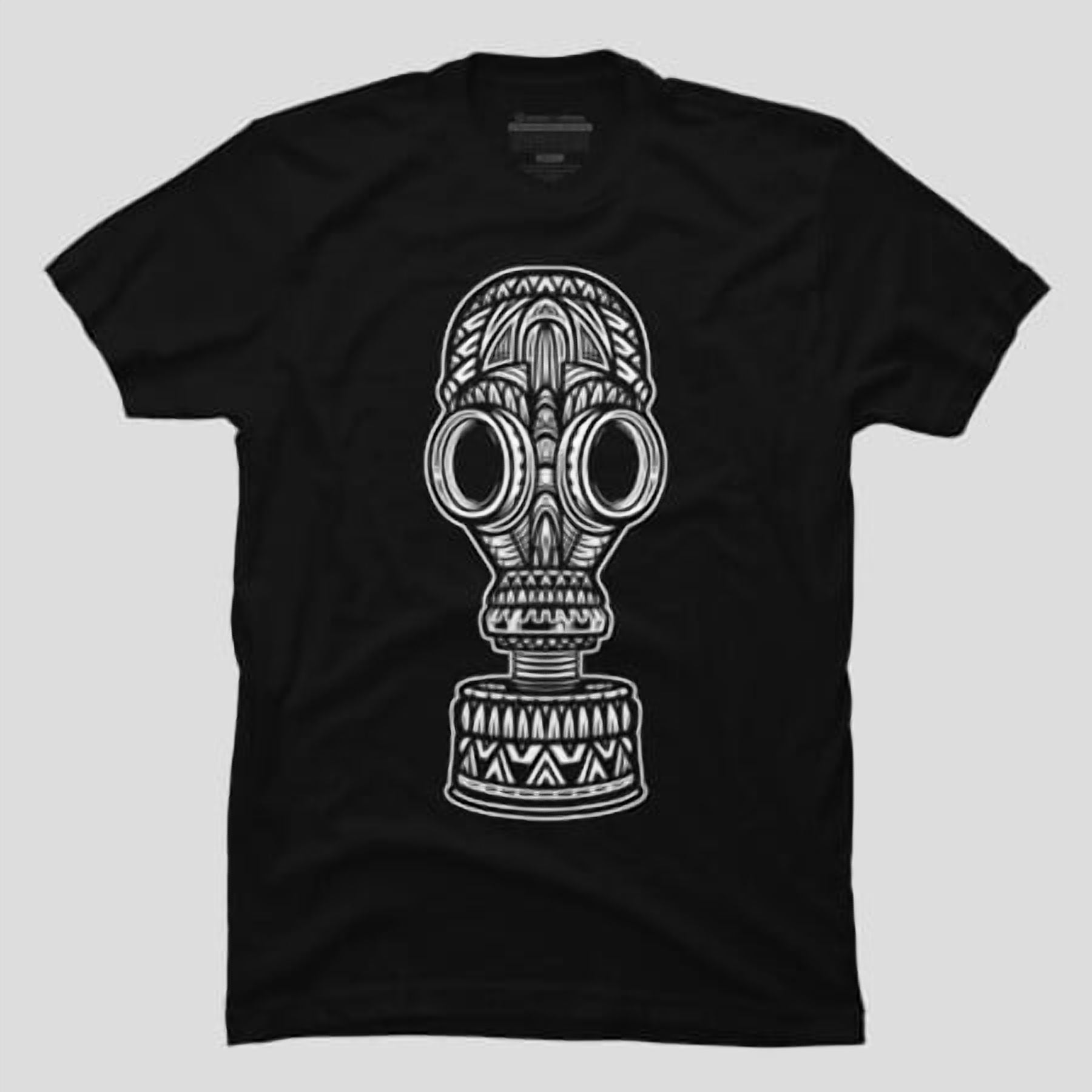 Gas Mask Tribal Post-Apocalyptic Art - Durable Stitching, H28648 Unisex ...