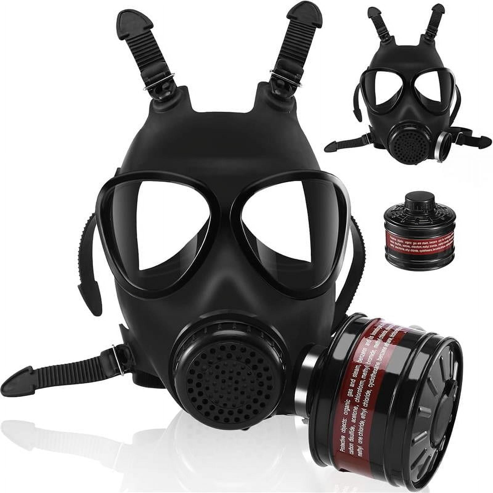 Gas Masks Survival Nuclear and Chemical - Reusable Full Face Respirator ...
