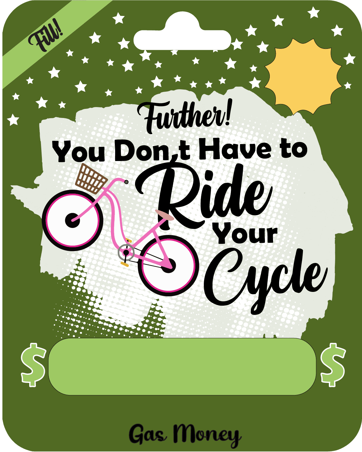 Gas Money Card Holder | Gas Gift Card | Gas Money Gift Card | Cash ...