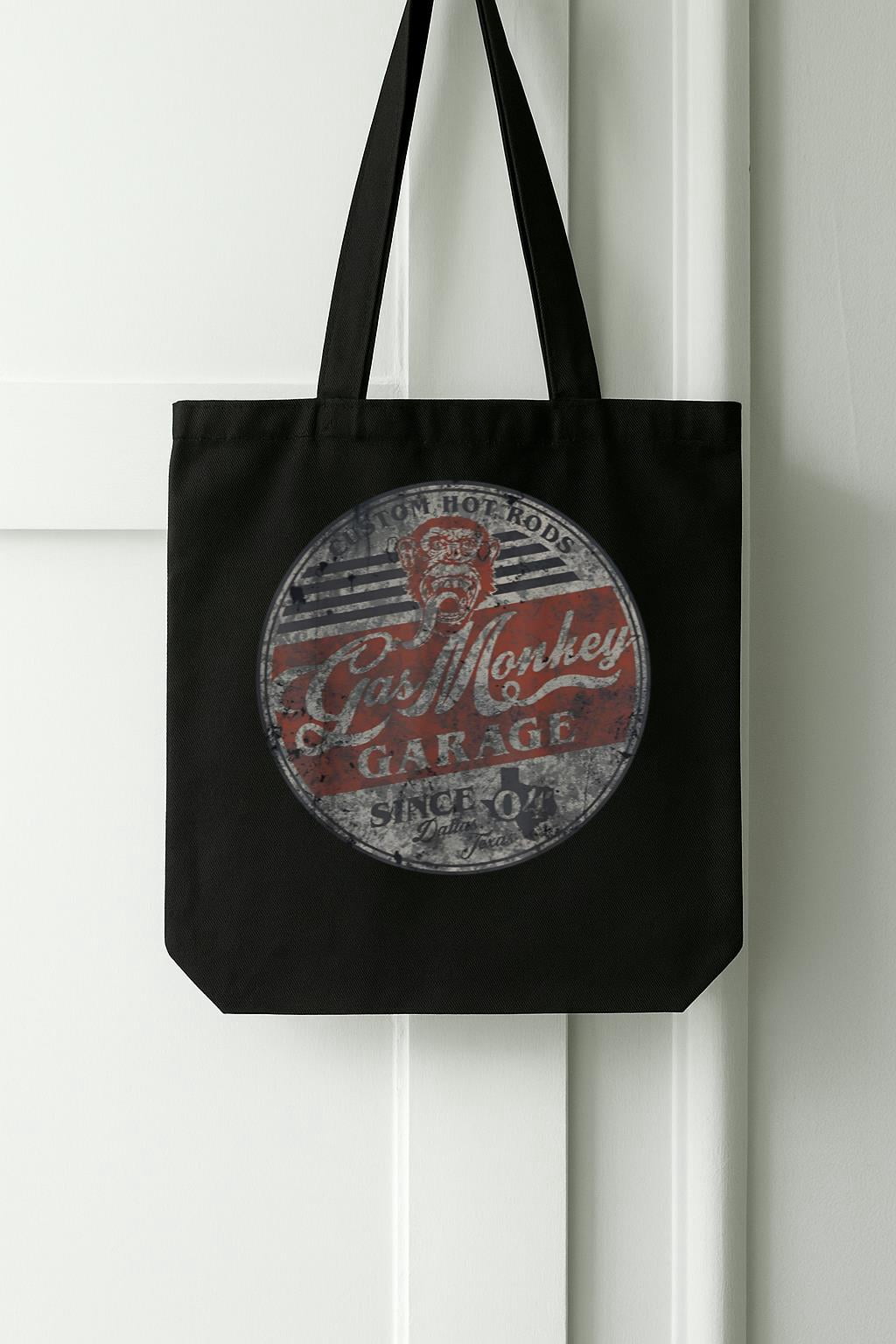 Gas Monkey Garage Custom Hot Rods Since4 Retro Logo Bag Gift Black up ...