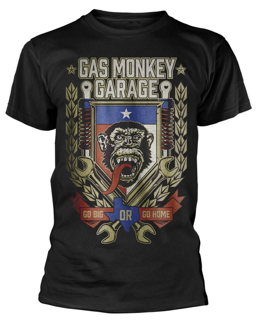 Gas Monkey Garage Go Big Or Go Home T-Shirt NEW OFFICIAL - Walmart.com