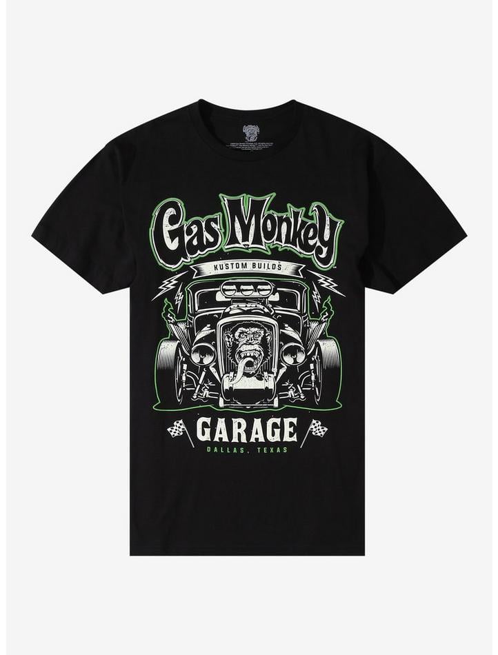 Gas Monkey Garage Hot Rod T-Shirt Up to size 4XL - Walmart.com