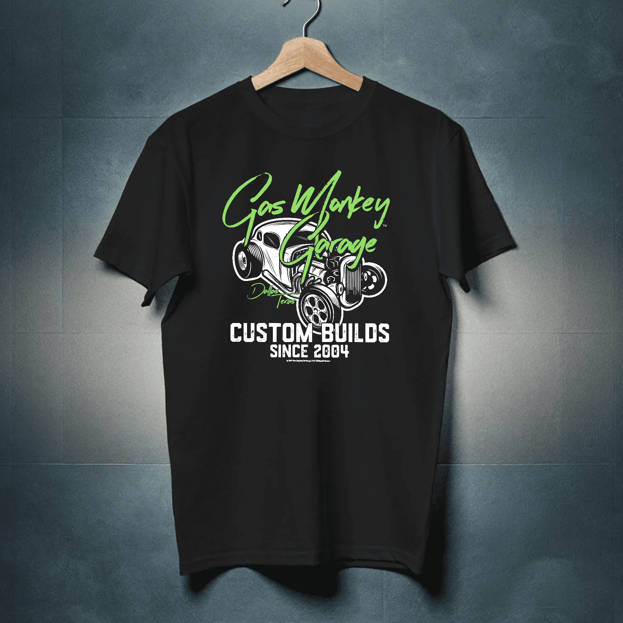 Gas Monkey Garage Neon Custom Builds Since 2004 Fast N Loud Männer Men ...