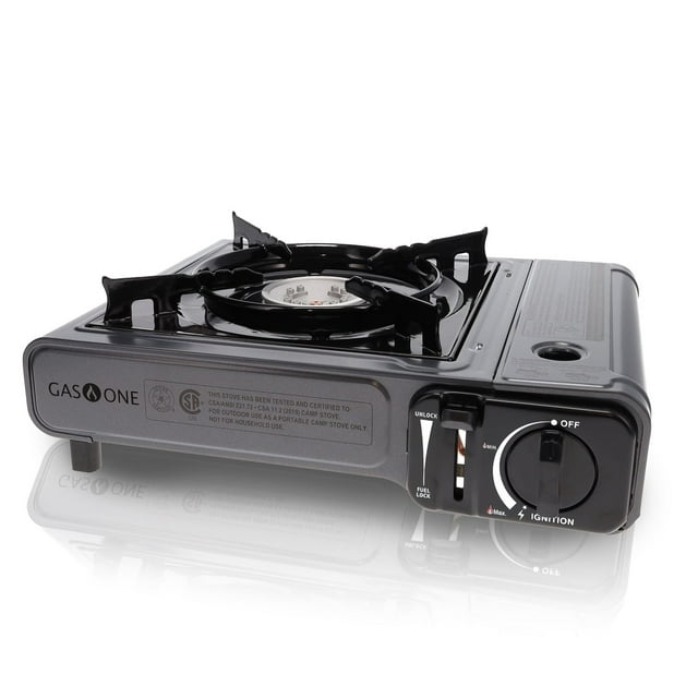 Gas ONE GS-1000 Single Burner 7,650 BTU Portable Butane Camping Stove ...