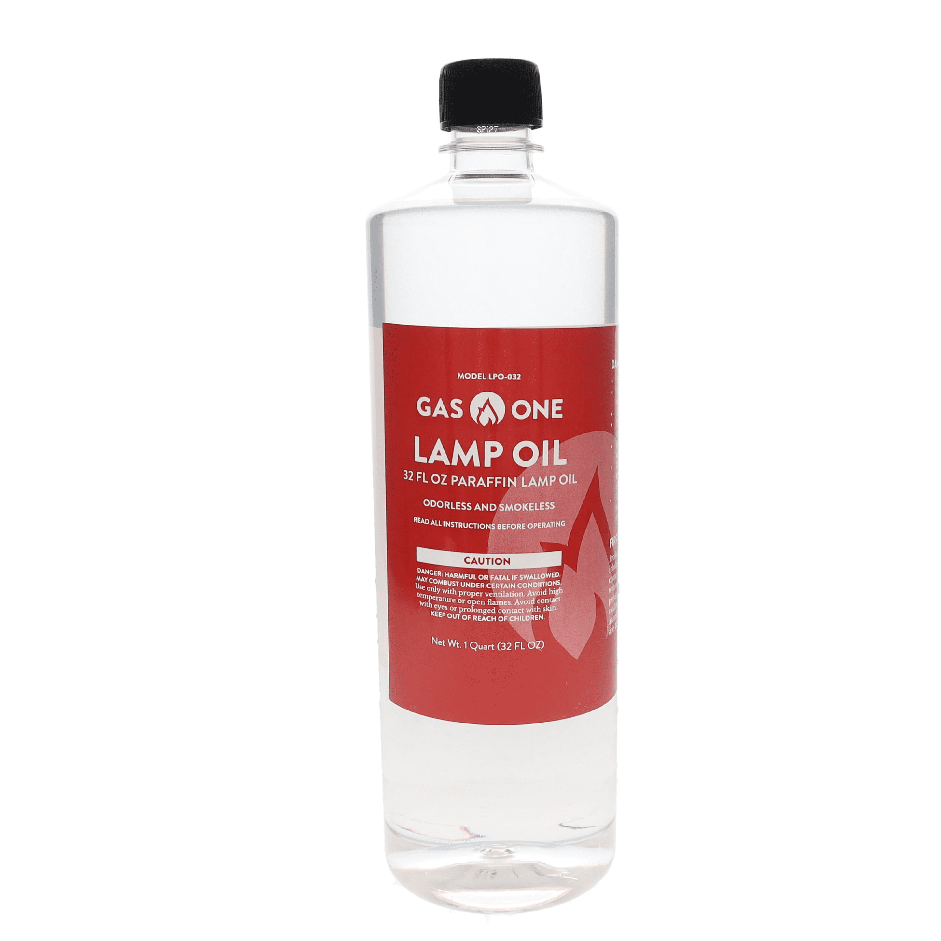 GasOne Smokeless Liquid Paraffin Lamp Oil, 32oz, Odorless for Indoor ...