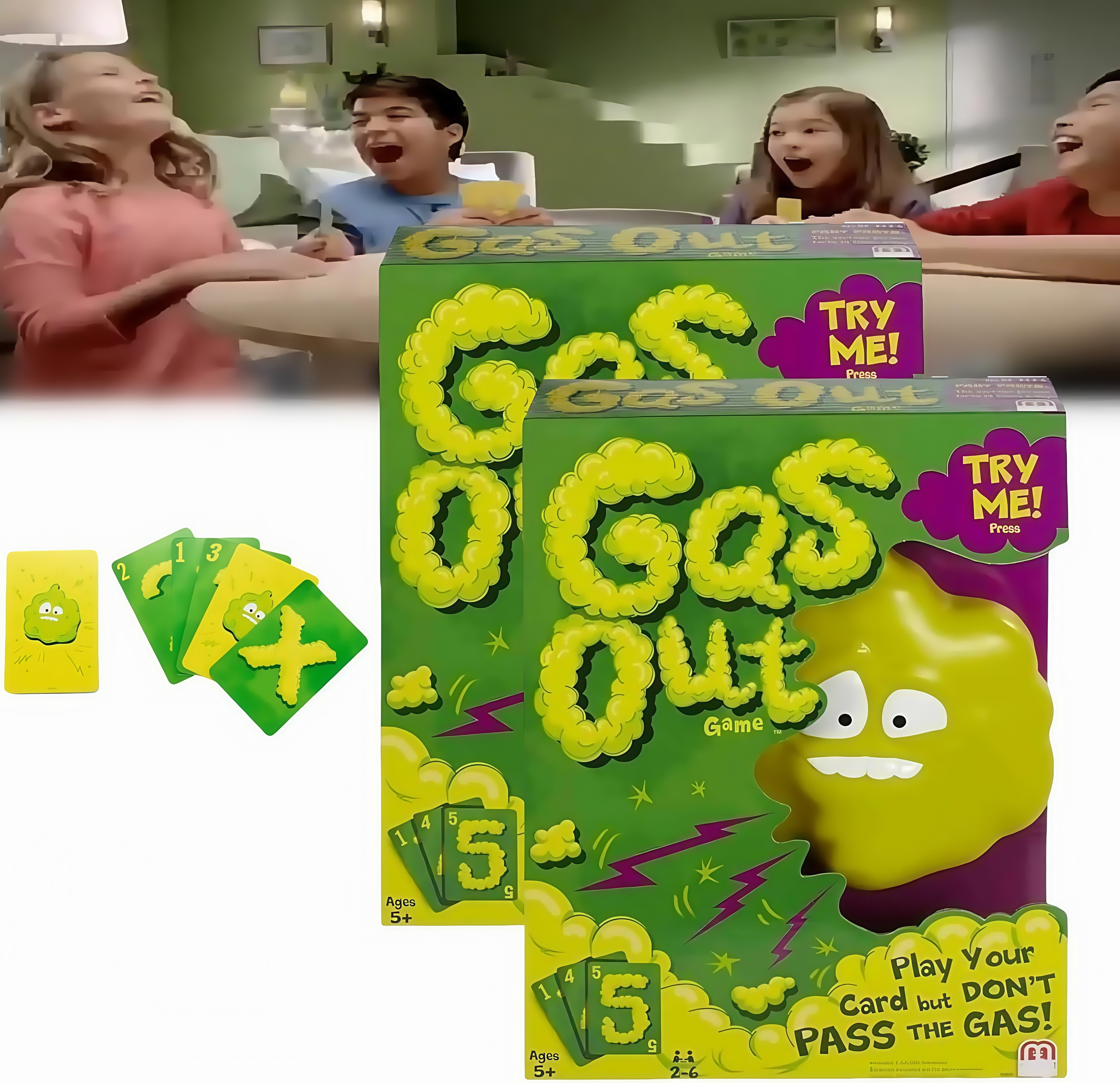 Gas Out Game, Gas Out Game for Kids, Family & Game Night, Family & Game ...