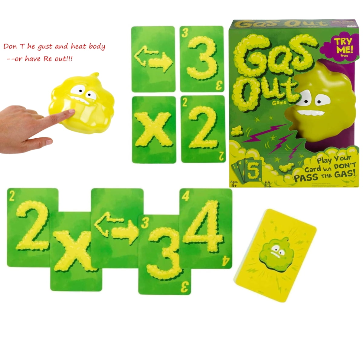 Gas Out Game, Gas Out Game for Kids, Gas Out for Kids, Family & Game ...