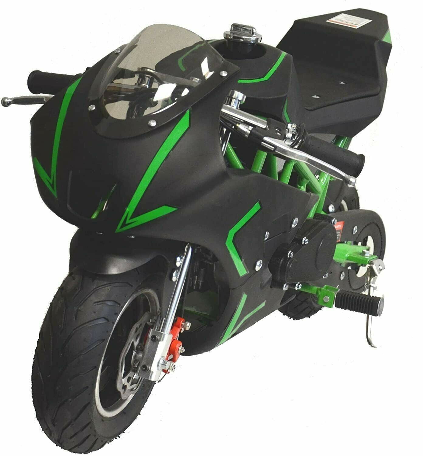 Gas Pocket Bike Motorcycle 40cc 2-Stroke Engine Mini Bike Ride-On ...