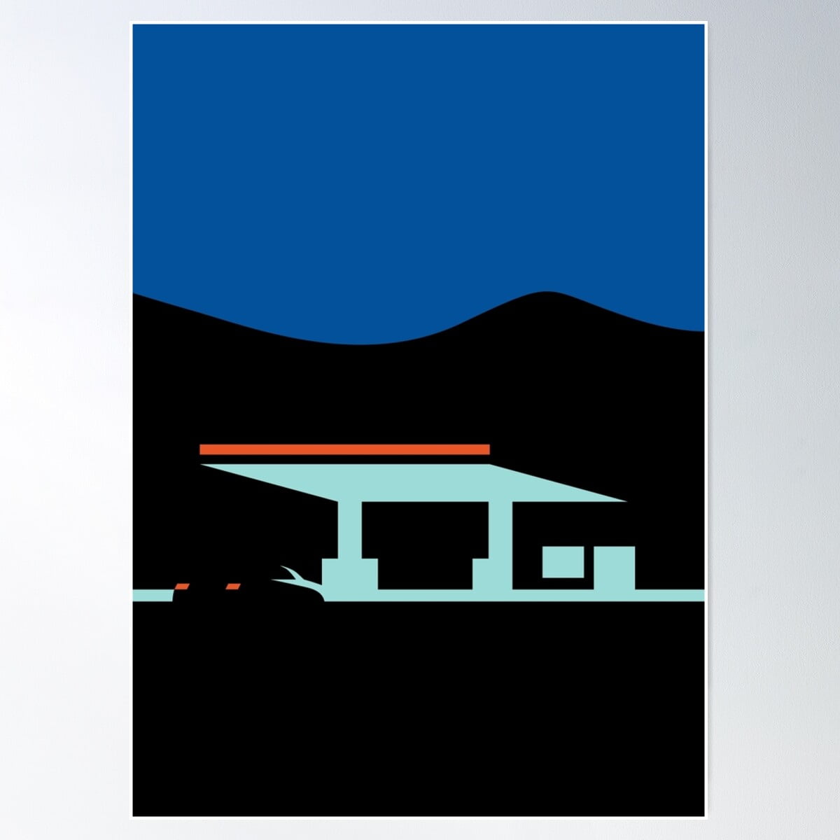 Gas Poster Wall Art, Modern Wall Decor For Living Room Bedroom, 8x12 ...
