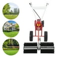 Gas Power 4-Stroke Hand Push Sweeper, Walk-Behind Sweeper Sidewalk ...