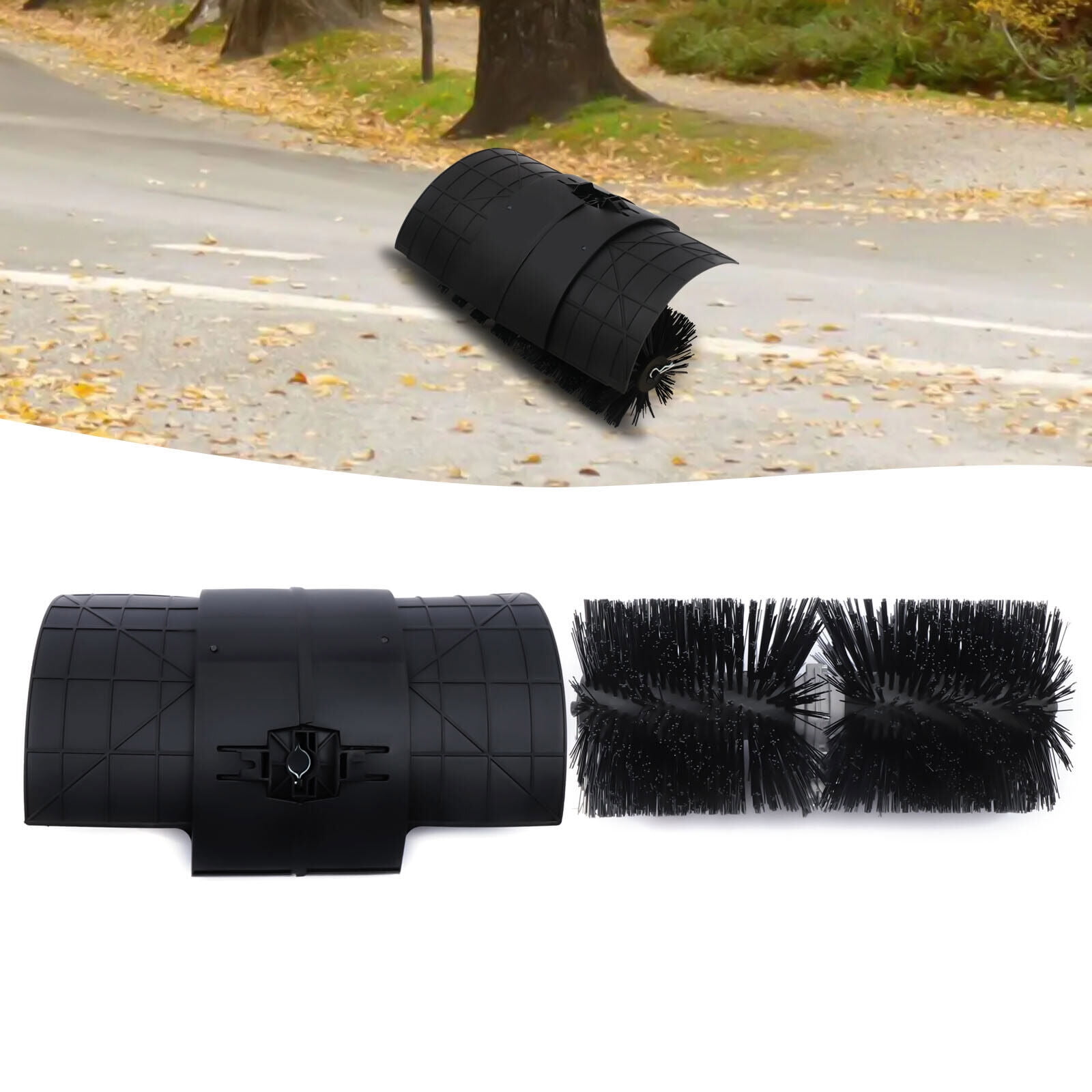 Gas Power Sweeper Bristle Brush Couple Shaft Head Attachment Walk ...