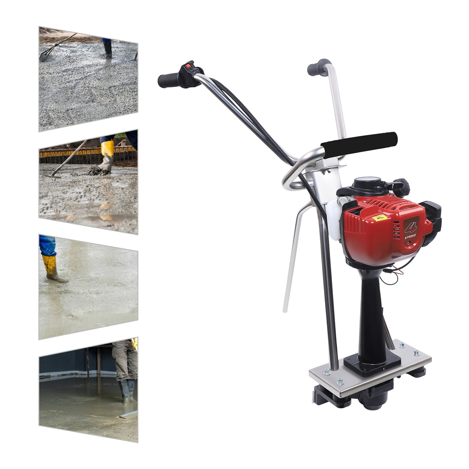 Gas Power Vibrating Concrete Power Screed Finishing Engine 4 Stroke Fit ...