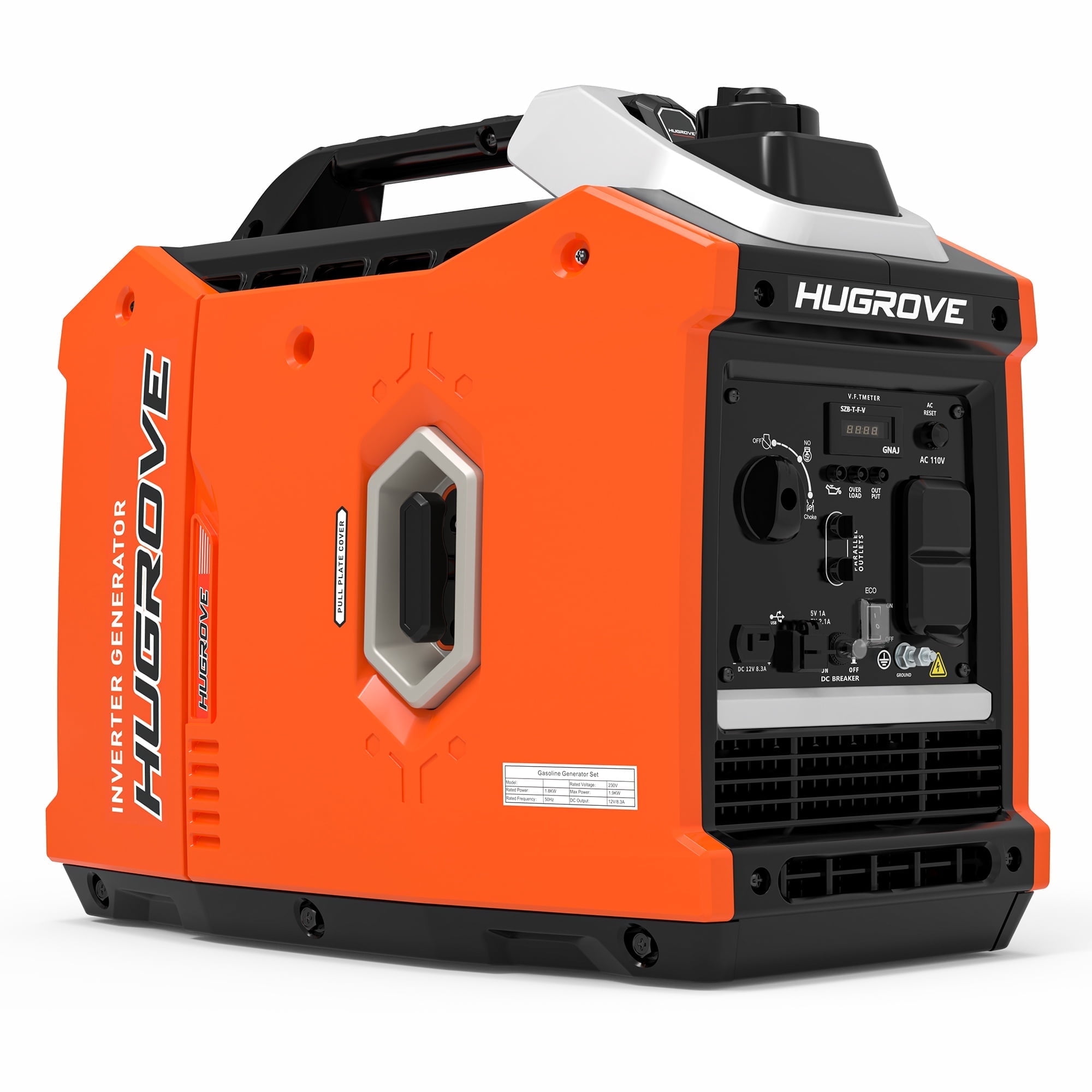 Gas Powered Generator, Seizeen 2500W Inverter Generator Portable with ...
