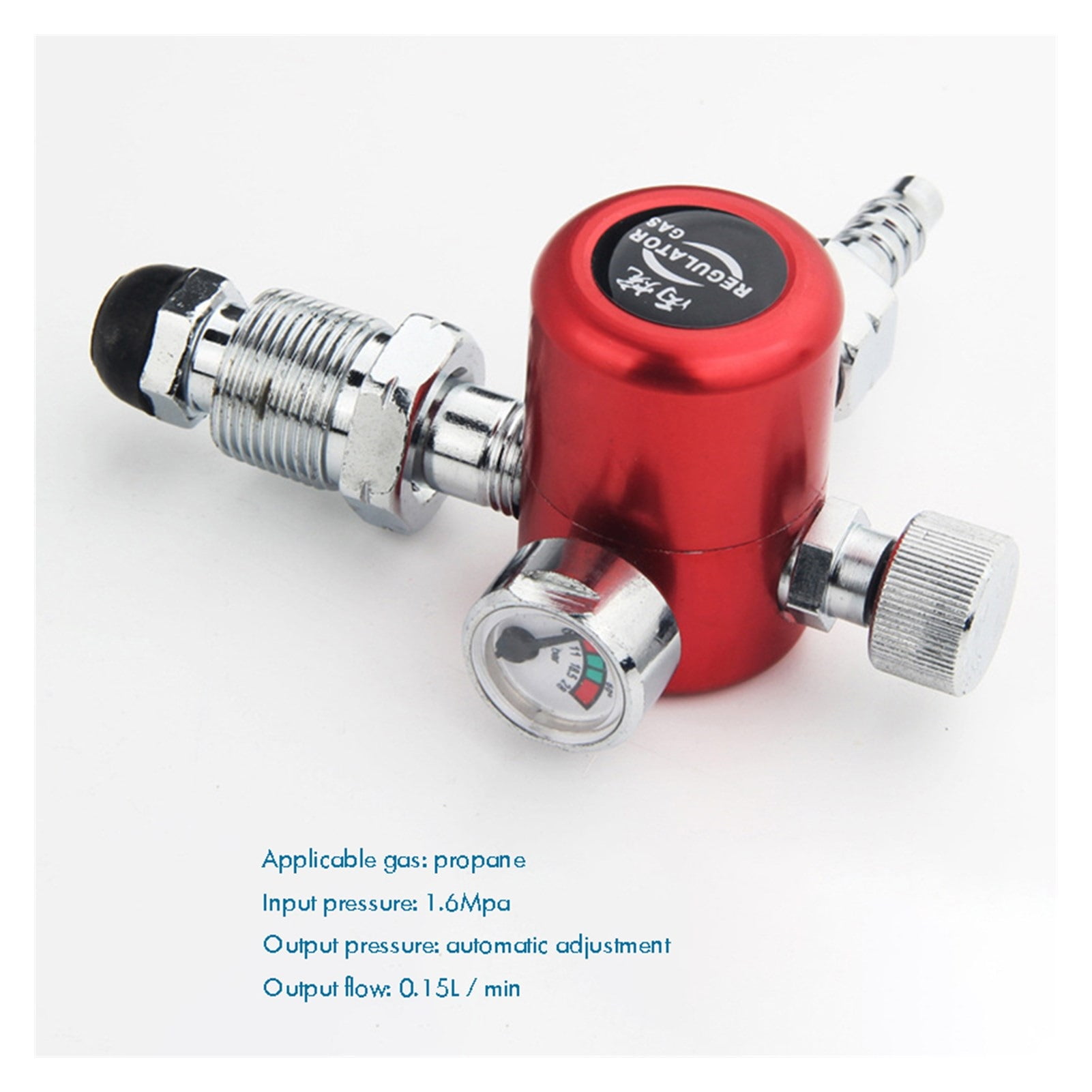 Gas Pressure Reducer Regulator Flow Meter Meter Gauge, Pressure ...