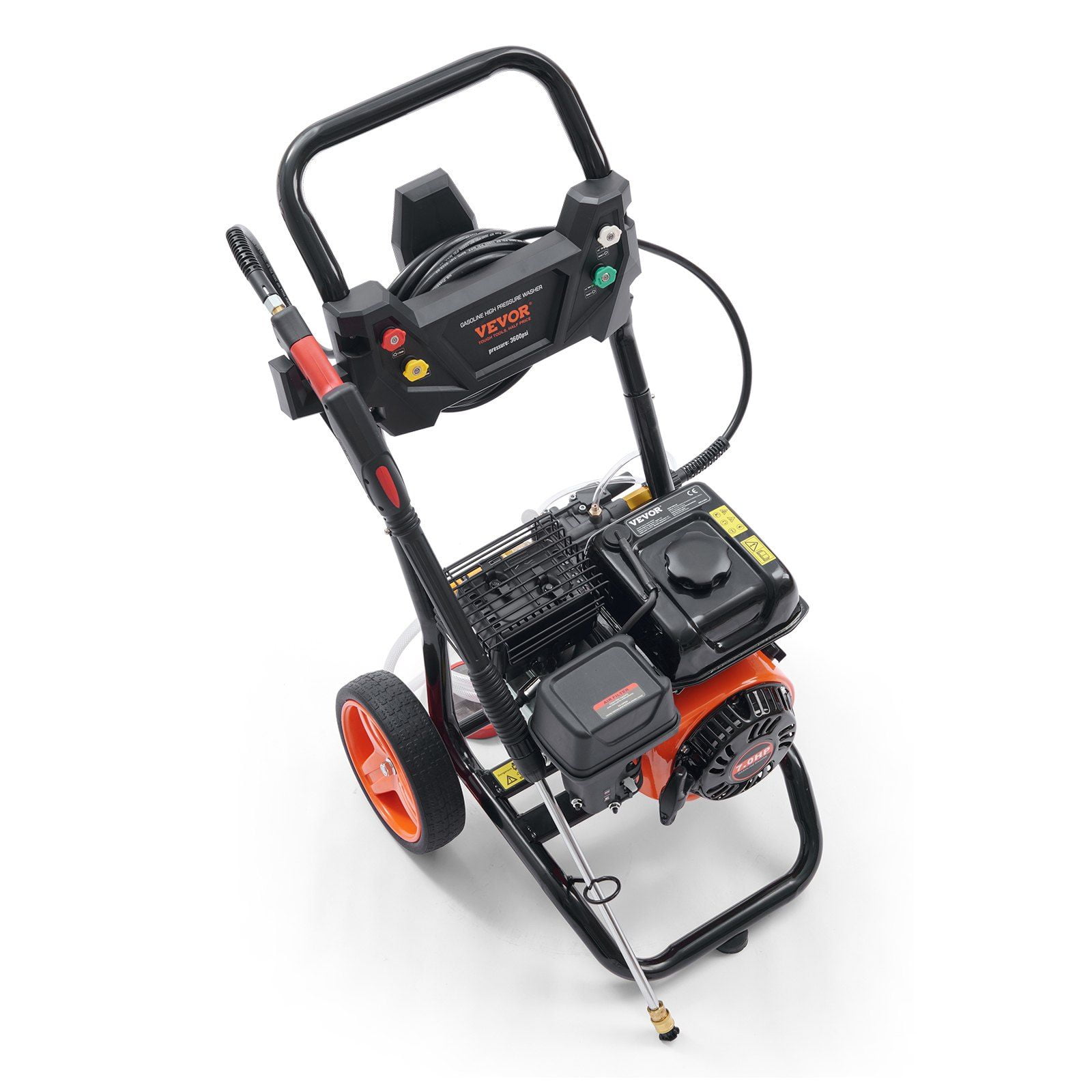 Gas Pressure Washer, 3600 PSI 2.6 GPM, Gas Powered Pressure Washer with ...