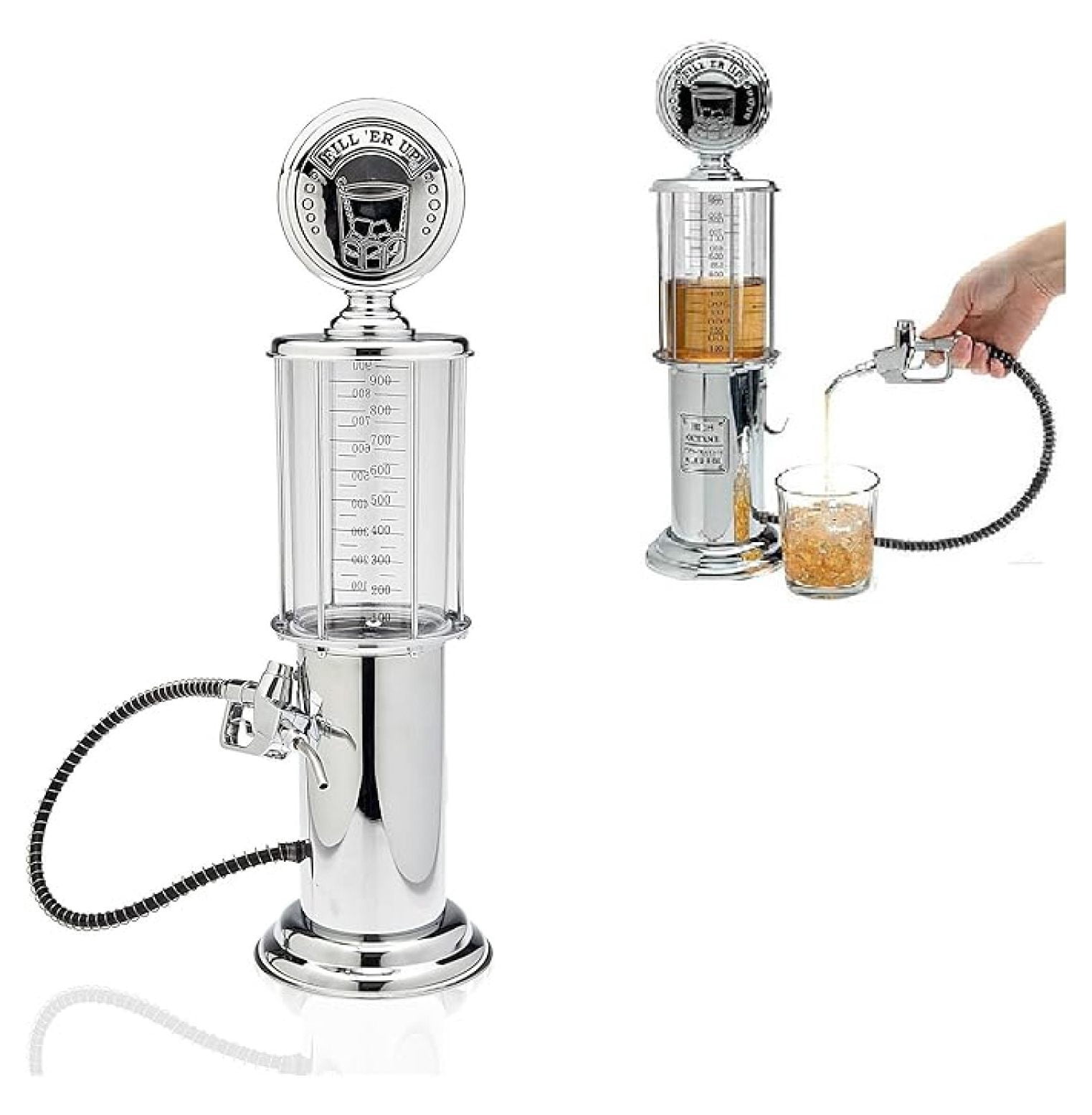 Gas Pump Whiskey/Bourbon Decanter - Liquor Dispenser for Vodka, Rum ...