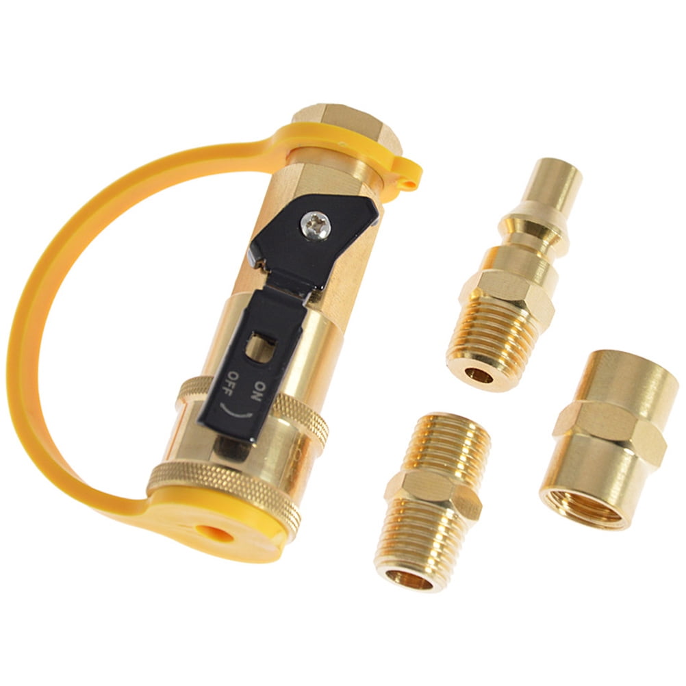 GOOHOCHY Propane Quick Connect Fittings for RV with Brass ABS Material ...