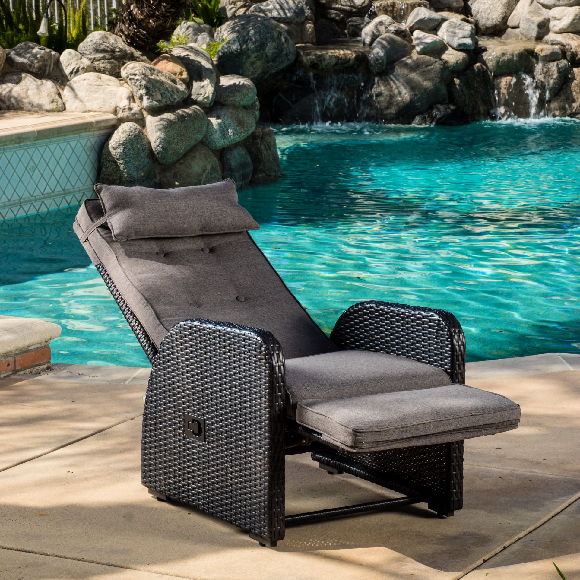Gas Recliner - Adjustable Patio For Various Activities, Comfy , Long ...