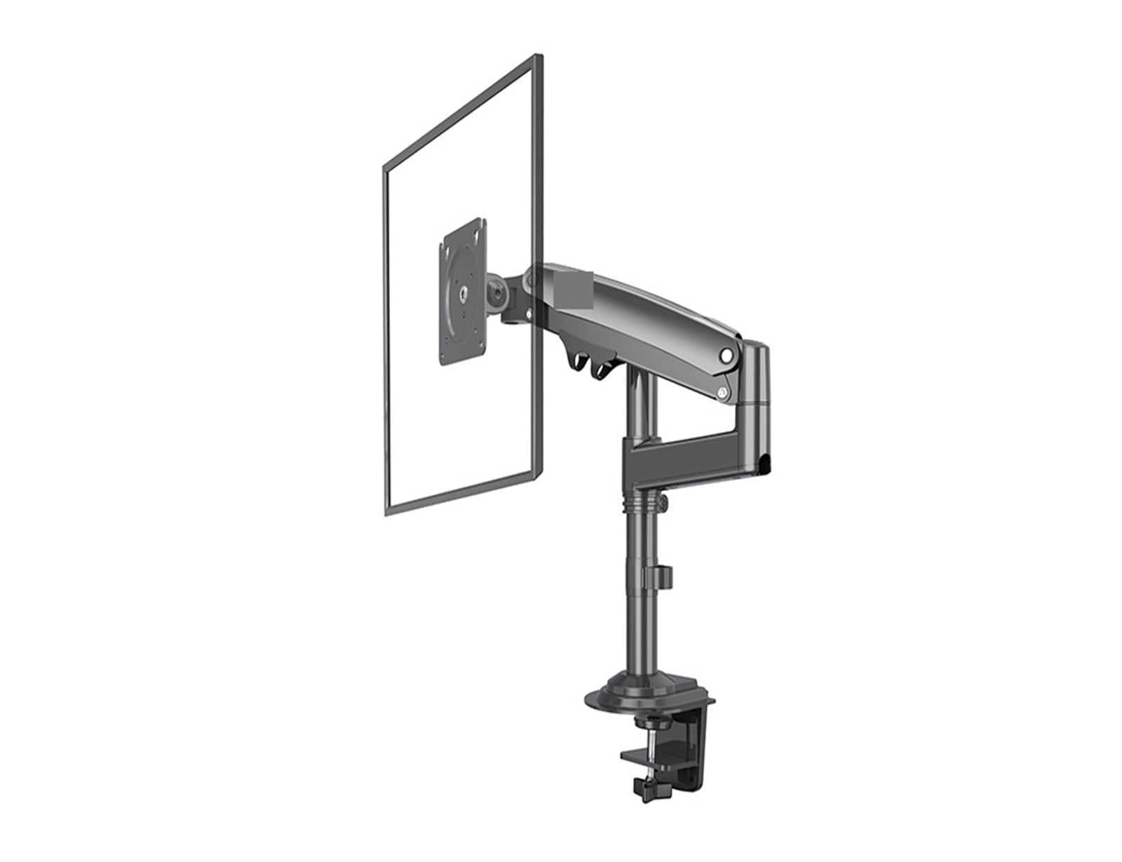 Gas Spring 22-35" LCD LED Monitor Holder Arm Full Motion Desktop ...