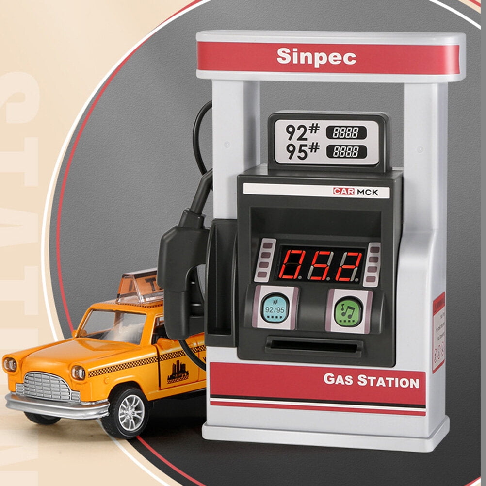 Gas Station, 1 Set Kids Gas Station Toy Simulation Gas Pump Toy ...