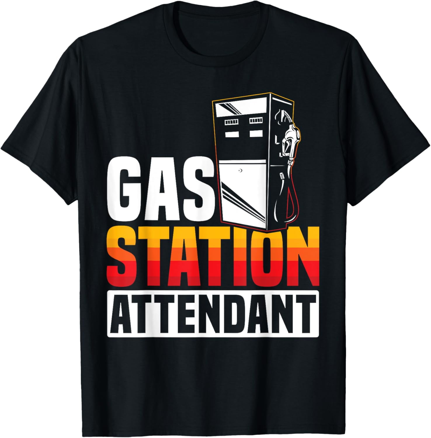 Gas Station Attendant Gas Pump Gasoline Fuel T-Shirt - Walmart.com