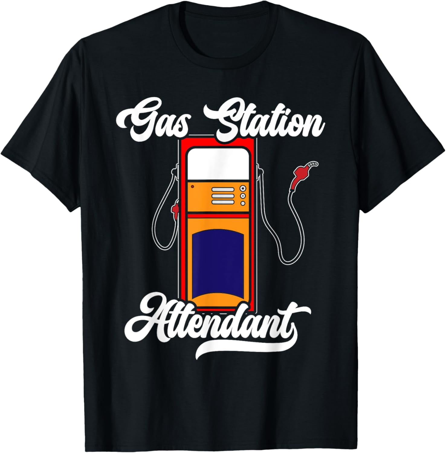 Gas Station Attendant Gas Pump Gasoline Fuel T-Shirt - Walmart.com