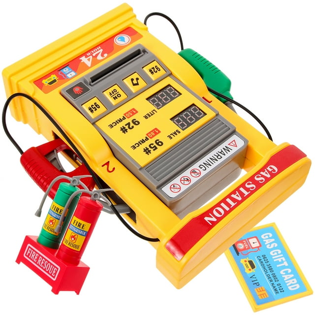 Gas Station Toy Models Kids Playthings Chidrens Toys Kids Gas Pump Toy ...