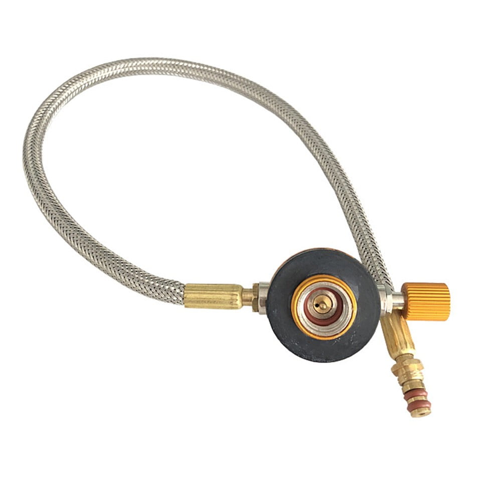 Gas Stove Adapter Hose for Outdoor Camping - Flat Gas Tank Control ...
