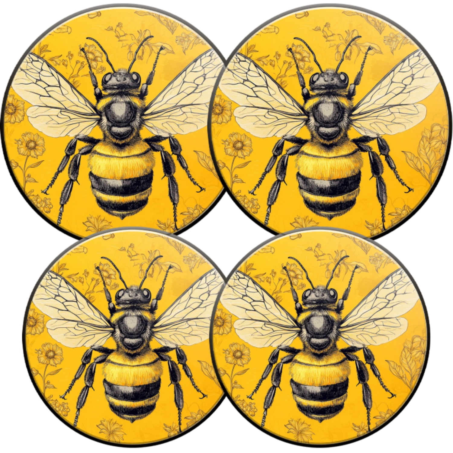 Gas Stove Burner Cover,Electric Stove Top Protector,Easy to Clean,Bee ...