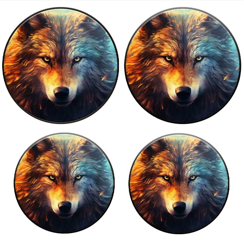 BaHomeck Electric Stove Burner Covers Set of 4,Round Metal Gas Stove ...