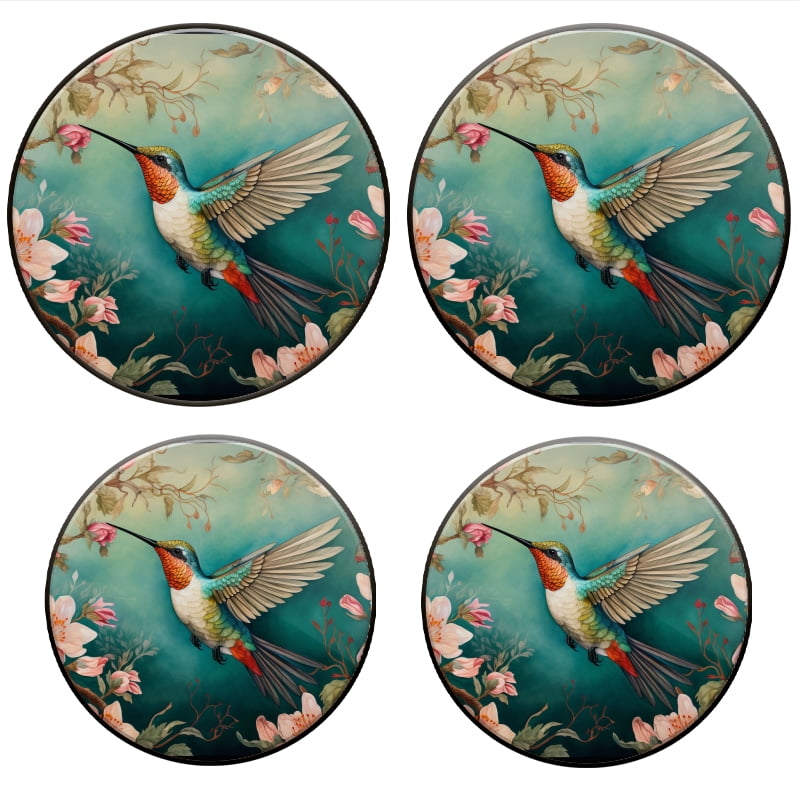 Gas Stove Burner Cover Set Of 4,Hummingbird Hovering In The Air ...
