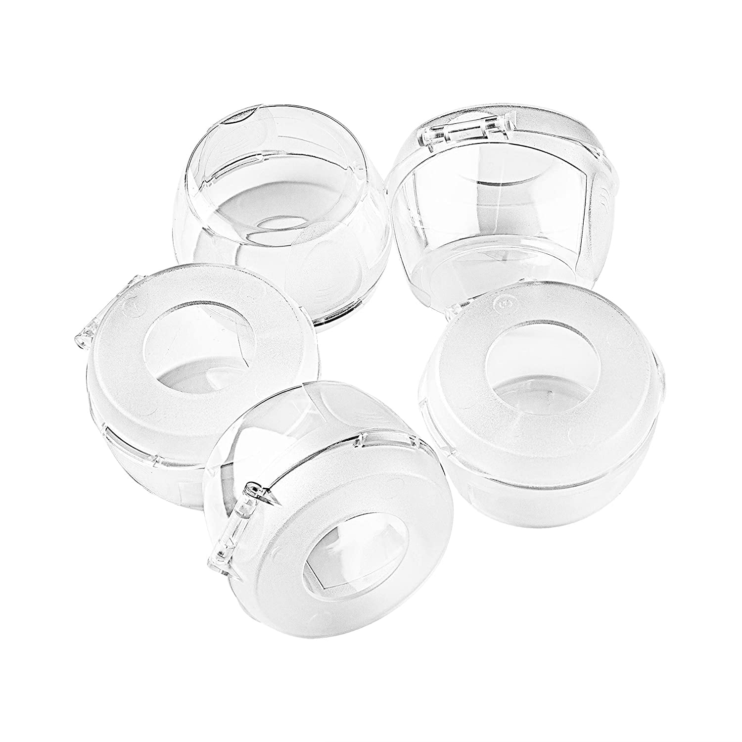 Hippie Hype Gas Stove Safety Knob Covers, Clear Childproof Locks, Pack ...