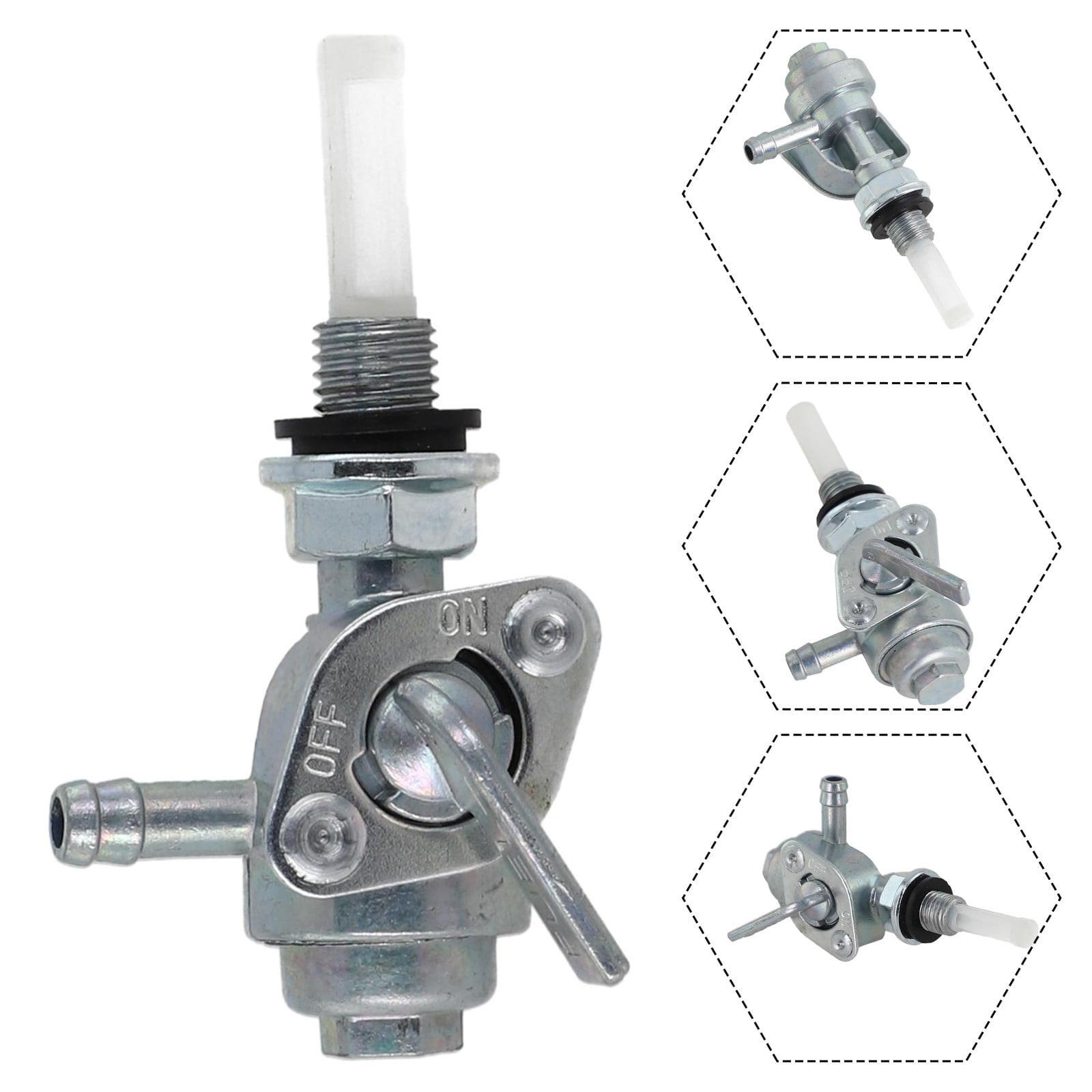Gas Tank Fuel Switch Stainless Steel Fuel Shut Off Valve Switch For ...