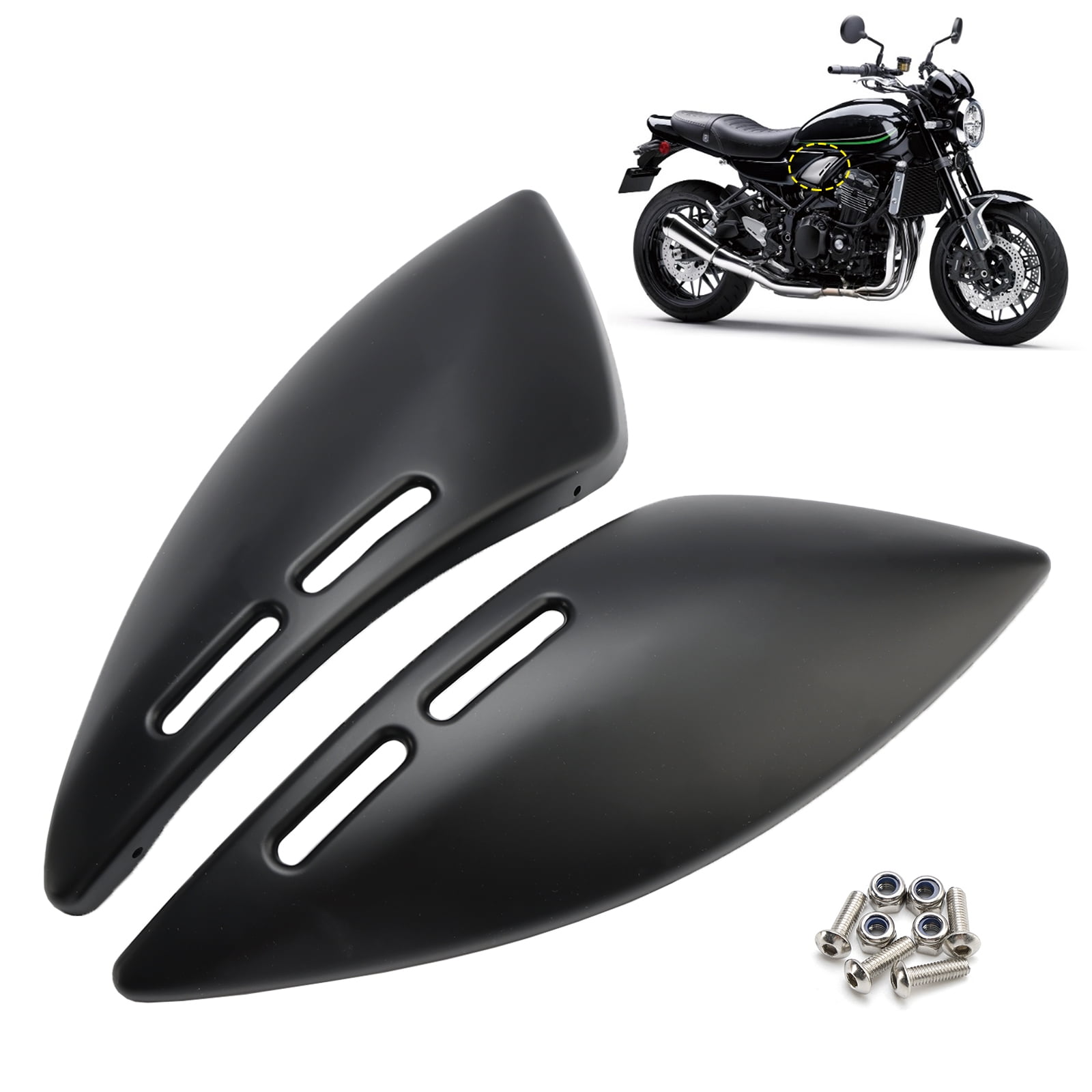 Gas Tank Side Cover Panel Fairing Cowl For Kawasaki Z900RS 2018-2024 ...