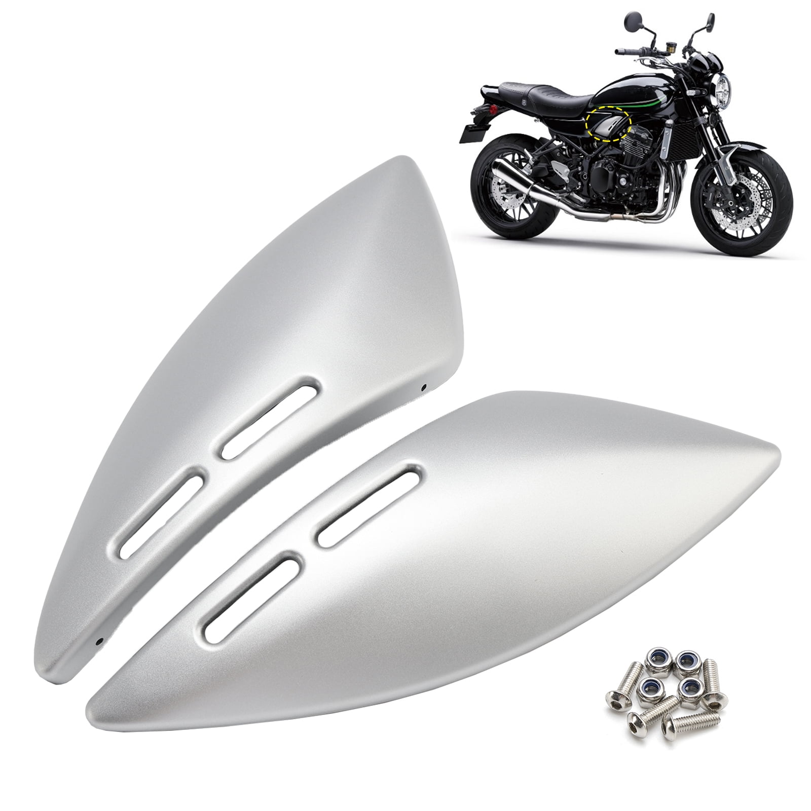 Gas Tank Side Cover Panel Fairing Cowl For Kawasaki Z900RS 2018-2024 ...