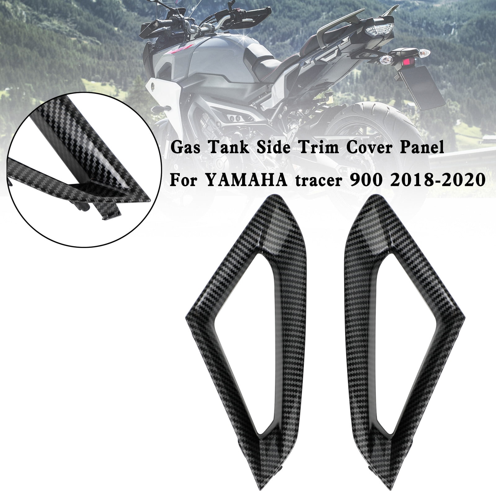Gas Tank Side Trim Cover Panel For YAMAHA tracer 900 GT 2018-2020 ...