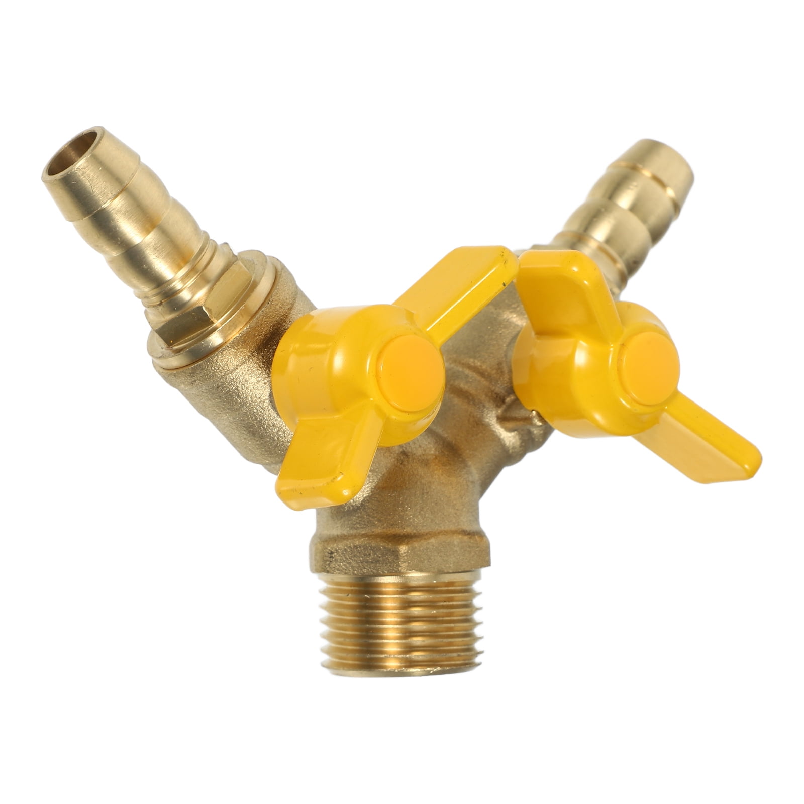 Gas Three-insert Valve Heavy Duty Hose Shut off Handle Fuel Shutoff ...