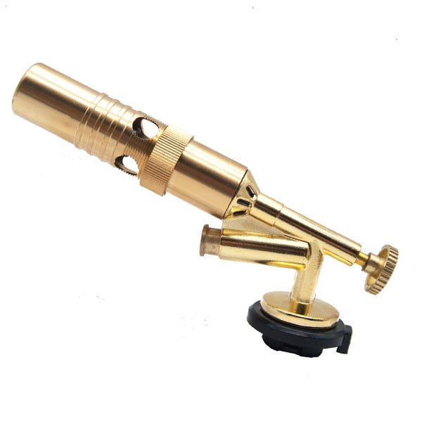 Gas Torch Head Attachment, Refillable Butane Burner with Inverted Flame ...