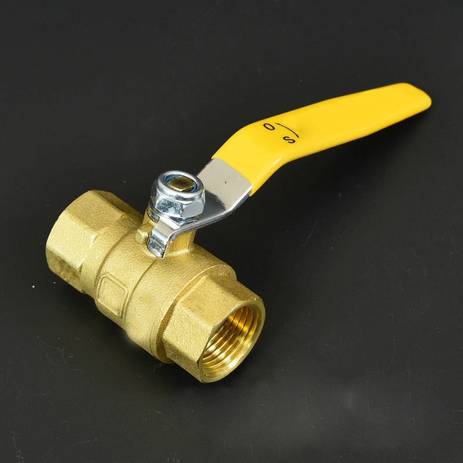 Gas Valve 1/2 3/4 1 inch Female Thread 2 Way Brass Ball Valve With ...