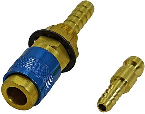 Gas & Water Quick Connector Fitting Hose Connector with Blue Color For ...
