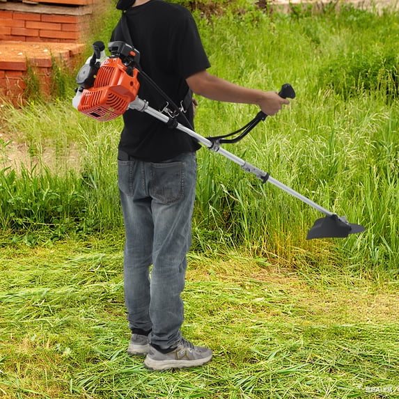 Gas Weed Trimmer, Gas Brush Cutter, Multifunction Garden Trimmer and ...