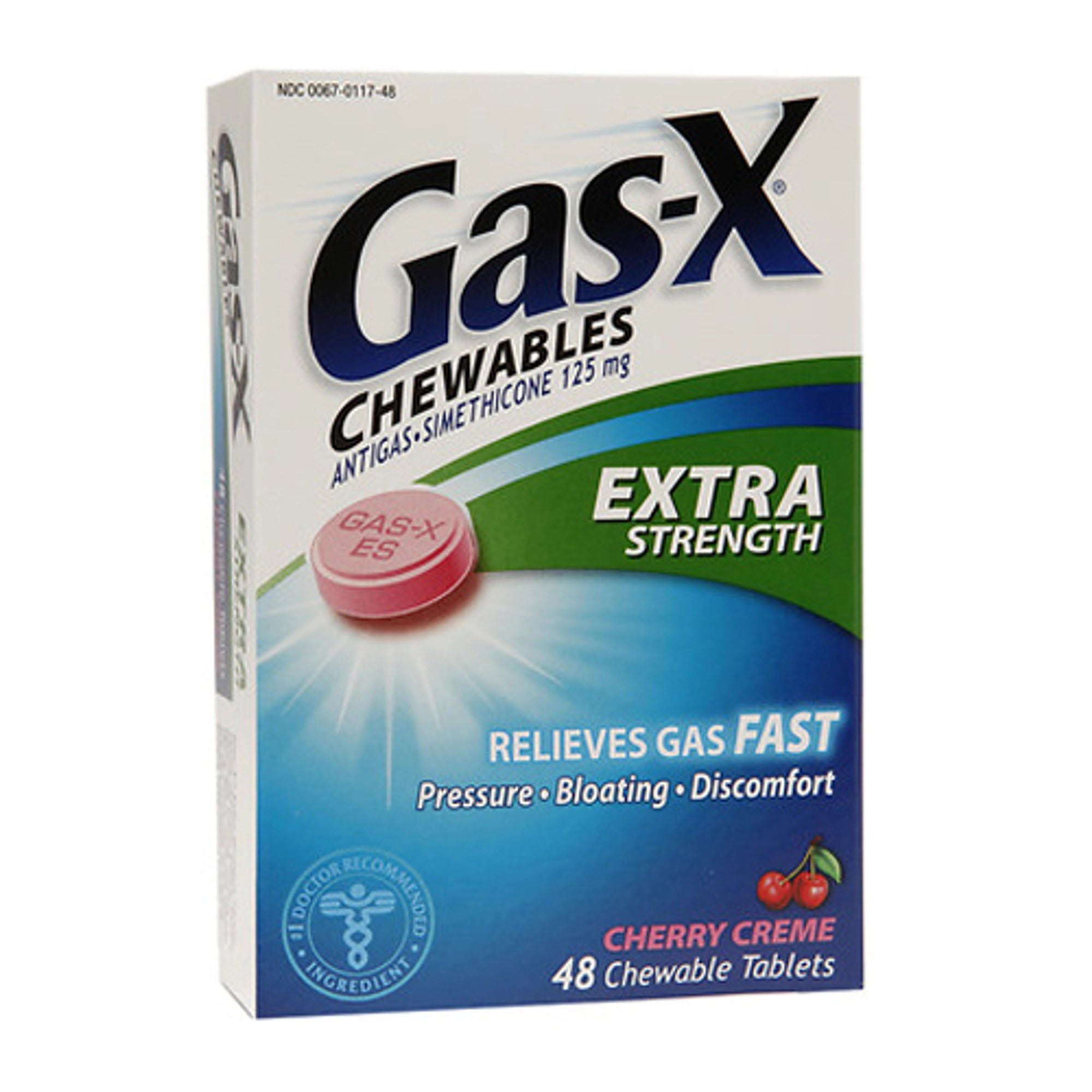 Gas-X Chewable Tablets Extra Strength Cherry Creme (BT/1) - Walmart.com