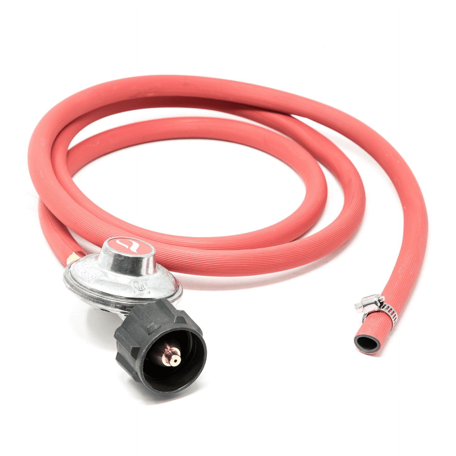 GasOne 2102 LP Line Assembly Kit: 6ft Propane Regulator, Hose Clamp for ...