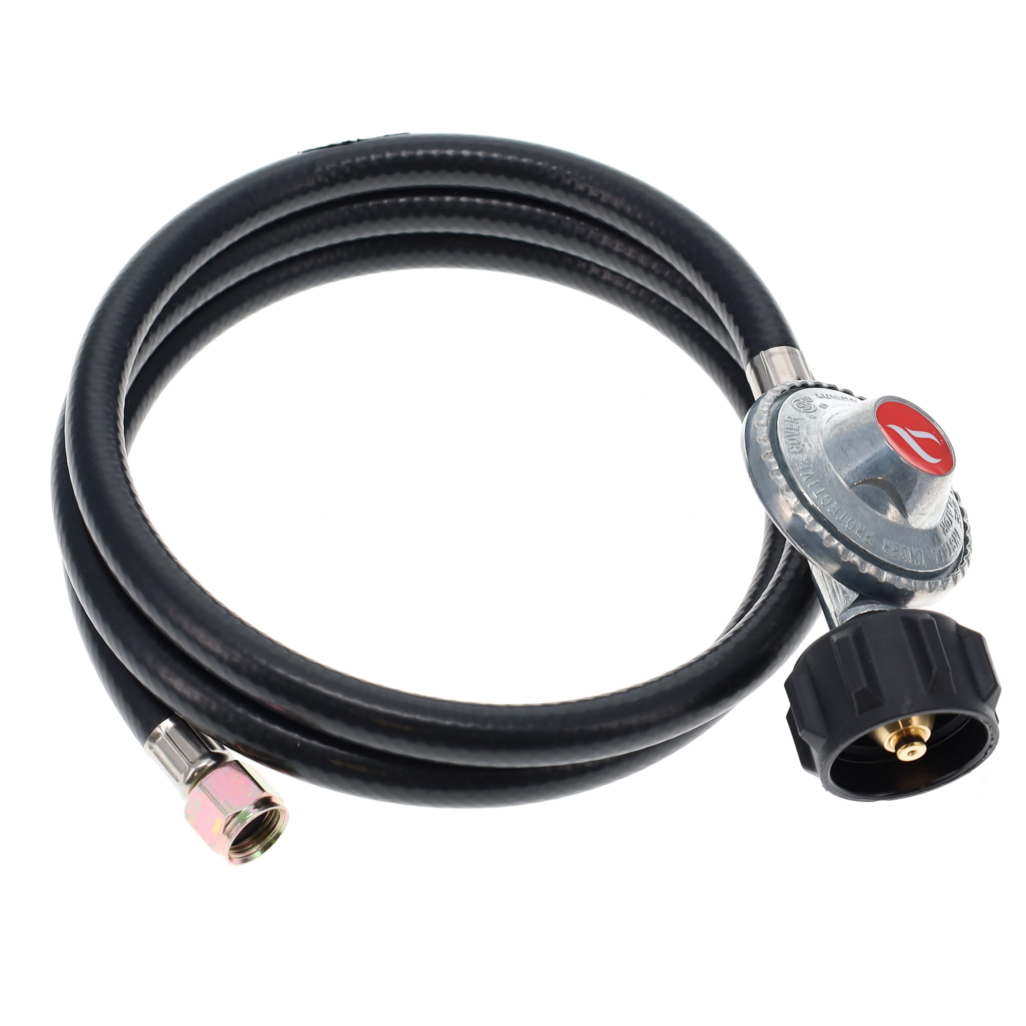 2FT Propane Hose with Regulator, Low Pressure Propane Grill Regulator and Hose, 0-1Psi Propane ...