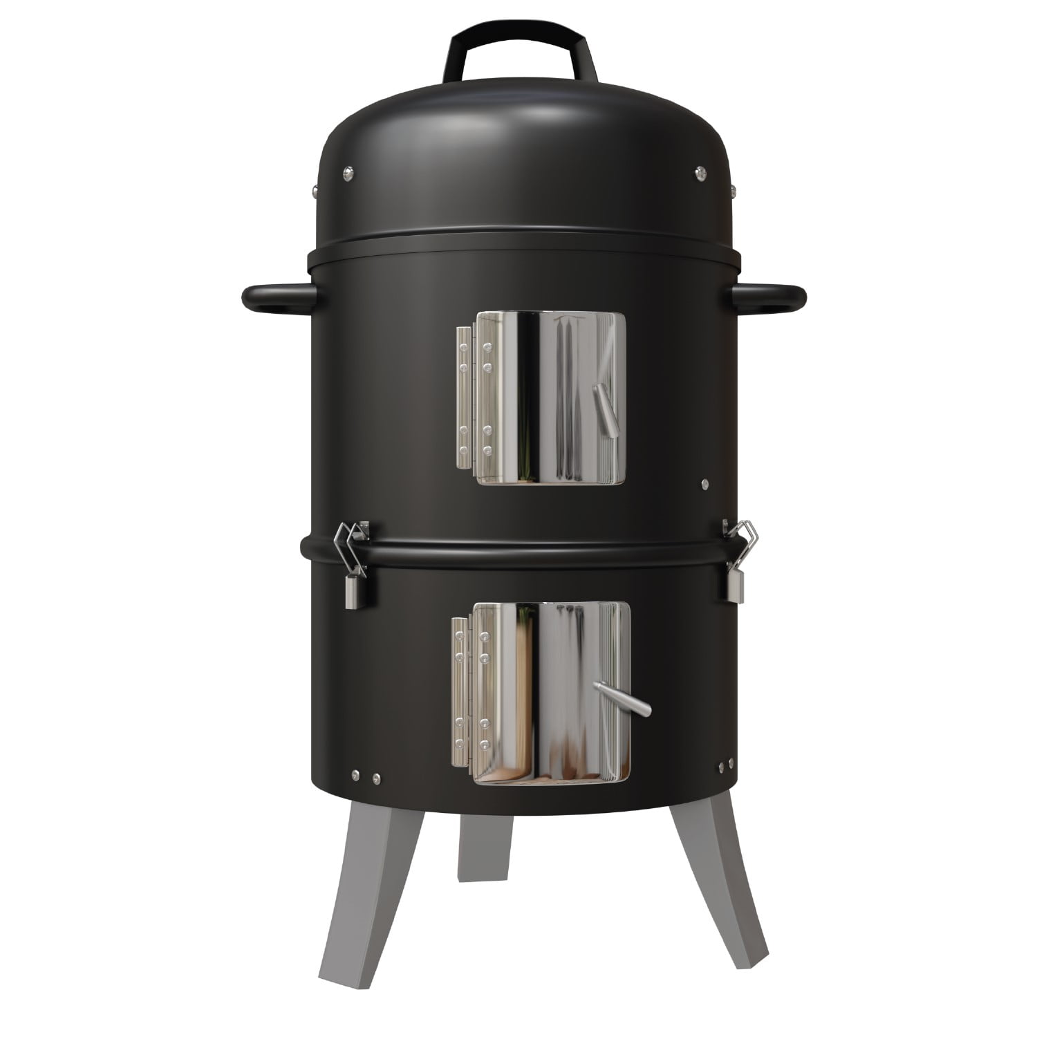 GasOne CSM-16 Vertical Smoker – 16 Inch Heavy Duty Charcoal Smoker ...