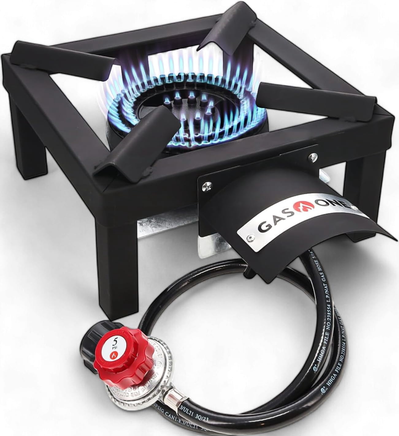 GasOne High Pressure Single Propane Burner - Outdoor Cooking with Heat ...