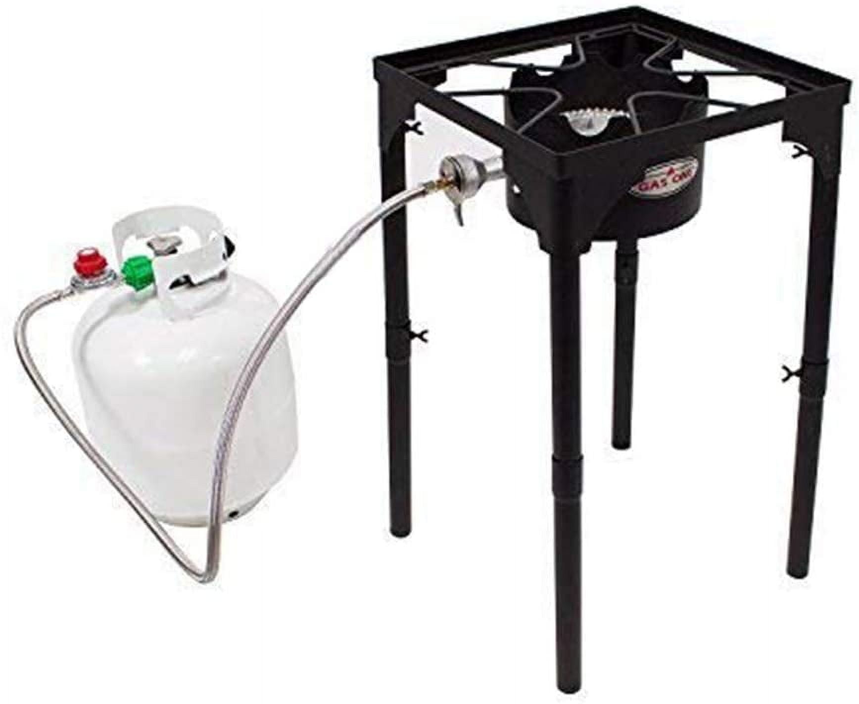 GasOne Portable Propane 100, 000-BTU High Pressure Single Burner Camp ...