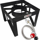 Gas One, Propane Outdoor Stove, B-5200K, High Pressure Braided Hose ...