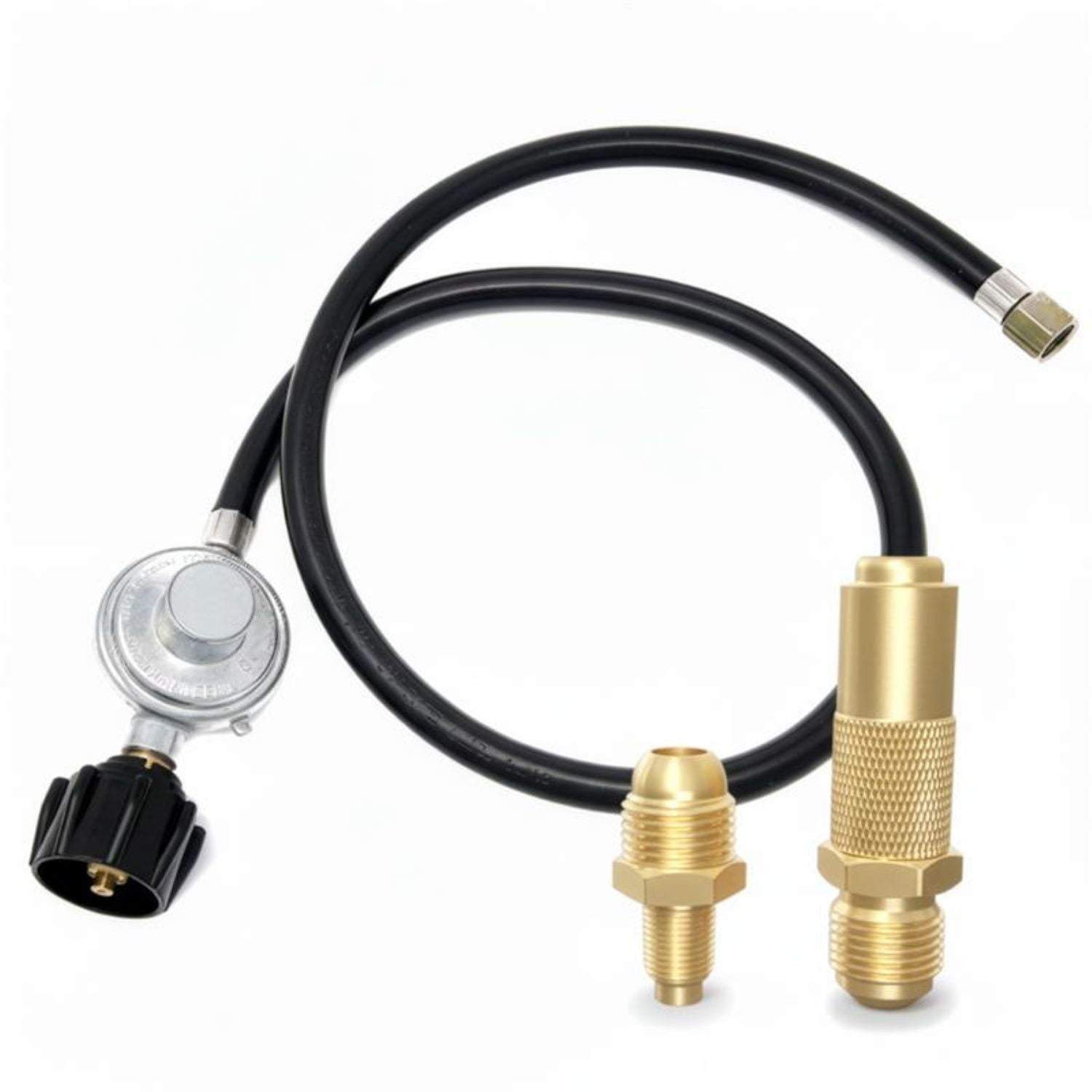 Gas One, Propane Regulator Hose, 3 FT, with Interchangeable Fittings ...